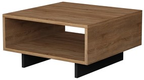 Designový konferenční stolek Eirian 60 cm vzor dub