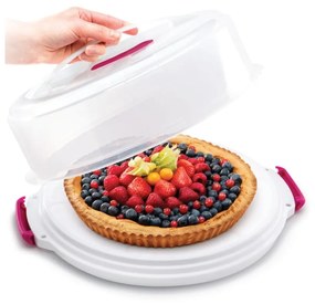 Úložná nádoba na dorty Metaltex Cake Carrier, Ø 36 cm