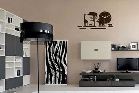 Nástěnné hodiny Safari 60 cm wenge