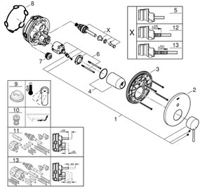 GROHE 24058001 - Baterie ESSENCE lesklý chrom
