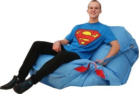 BeanBag Sedací pytel 189x140 comfort s popruhy cyan