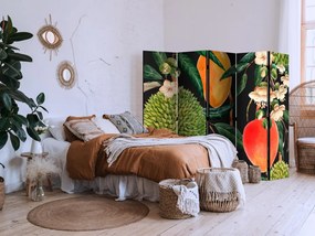 Pokojová zástěna Exotic Fruits - Colorful Tropical Flora II [Room Dividers]