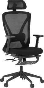 Ergonomická kancelářská židle ROJAS - černá síťovina