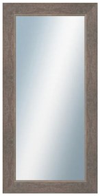 DANTIK - Zarámované zrcadlo - rozměr s rámem cca 50x100 cm z lišty TOMAS šedá velká (3030)