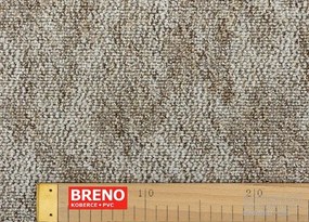 Breno Metrážový koberec VIVALDI 11 hnědo-béžový, šíře 400 cm, Béžová/Vícebarevné