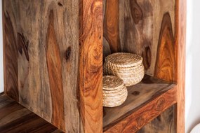 Designový regál Timber 180 cm Sheesham kouřový
