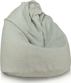 Sedací pytel Premium světle šedý