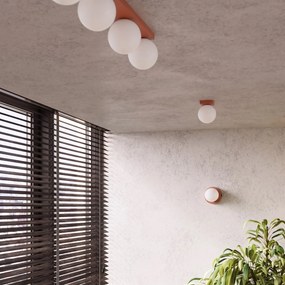 Sollux Lighting Nástěnné svítidlo YOLI 1 okrově červené s vypínačem