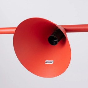 Sollux Lighting Lustr NOX 4L červený