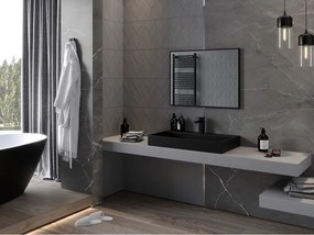Mexen Loft koupelnové zrcadlo obdélníkové 80 x 60 cm, černý rám - 9852-080-060-000-70