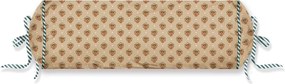 Pip Studio polštář Jaipur Flower 22 x 70 cm - zelený (Válcový polštář na postel)