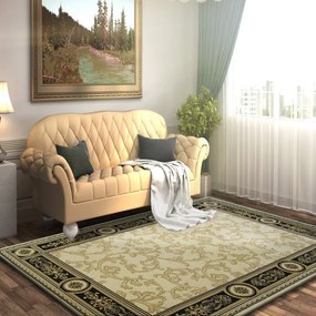 Luxusní vintage koberec béžové barvy Šířka: 160 cm | Délka: 220 cm