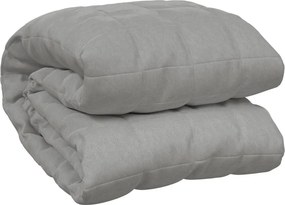 Zátěžová deka šedá 220 x 240 cm 11 kg textil 3154790
