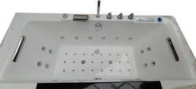 BPS-koupelny Hydromasážní vířivá vana CARINA 938 182x82 s ohřevem vody