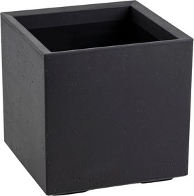 Sada 2 ks květináčů BETONIQUE 40x40/60x40 cm beton černá