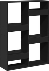 Dělicí stěna černá 100 x 33 x 135 cm kompozitní dřevo 3309556