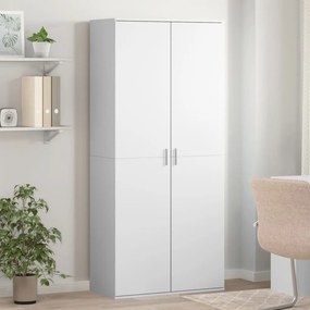 Botník bílý 80 x 39 x 178 cm kompozitní dřevo 3276672