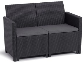 Keter CLAIRE 2 SEATERS SOFA - grafit