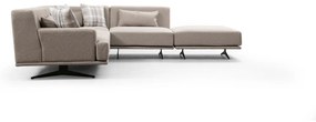 Designová rohová sedačka Kessya béžová - levá