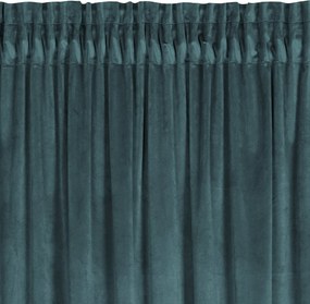 ZATEMŇOVACÍ ZÁVĚS NA PÁSCE CHARLOTTE1 140X270 CM TMAVĚ TYRKYSOVÝ