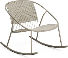 Taupe zahradní křeslo Atrani – Kave Home