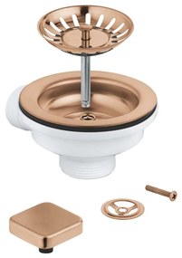Grohe - Odtoková souprava pro dřez, kartáčovaný Warm Sunset 40400DL0