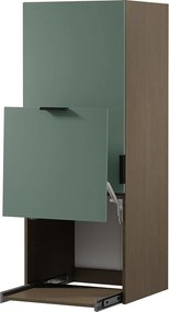SORENTO bg | horní skříňka N60N multifunkční nástavec | 60 cm | LEVÁ | baltic/zelená