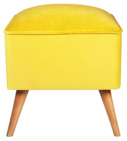 Atelier del Sofa Taburet New Bern - Mustard, Hořčicová