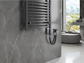 Mexen Helios, elektrické topné těleso 1200 x 500 mm, 600 W, antracitová, W103-1200-500-2600-66
