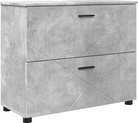 Sada koupelnového nábytku 2 ks Betonově šedá 76,5 x 35 x 64 cm 3393016