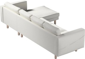 Potah na pohovku IKEA Norsborg 4-místná se šezlongem barva šedá látka pletený vzor