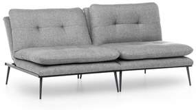 Atelier del Sofa 3-místná pohovka Martin Sofabed - Grey GR110, Šedá