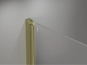 Mexen Mist-B, 1-křídlé sprchové dveře 110 cm, čiré sklo, zlatý lesklý profil, 8A2-110-001-50-00