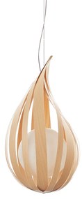Designové závěsné svítidlo ve tvaru kapky Raindrop  Designové závěsné svítidlo ve tvaru kapky Raindrop Dekor: Přírodní bukové dřevo, Průměr a výška: ø…