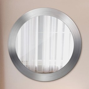 Kulaté dekorativní zrcadlo Lesklá ocel fi 70 cm