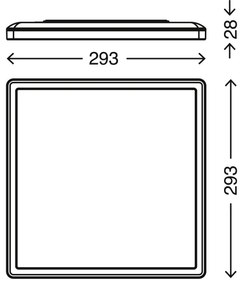 Briloner 7156-416 - LED Stropní svítidlo SLIM LED/18W/230V