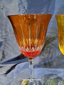 Různobarevné sklenice na víno 220 ml, 2 ks - Vzor 1