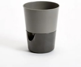 Samozavlažovací květináč Rosmarin šedá/antracit 11 cm