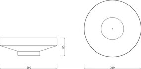 Kovová dekorativní mísa ø 26 cm Vilu – noo.ma