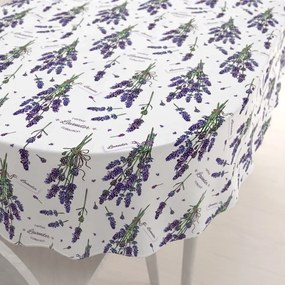 Biante Dekorační oválný ubrus PML-084 Lavender 100x140 cm