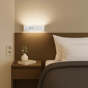 Nástěnné LED svítidlo Resort L, 1x LED 10+3w, 4000k, (možnost polohování), w