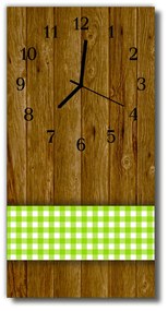 Nástěnné hodiny vertikální Dřevěný barevný stůl