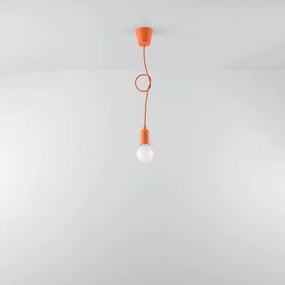 Sollux Lighting Závěsné svítidlo DIEGO 1 oranžové