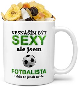 Hrnek Sexy fotbalista (Náplň hrníčku: Tropická směs)