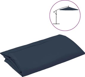 Náhradní potah na slunečník Modrý 300 cm 313803