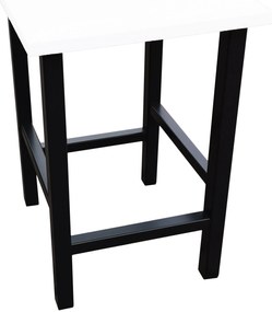 Dede Židle 30 x 30 x 45 cm MINI - bílá / černá