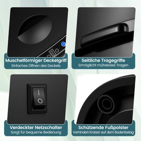 Costway 68 L Automatický odpadkový koš se senzorem a dvouzónový inteligentní