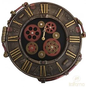 Nástěnné hodiny SteamPunk Gear  kód: SR77228