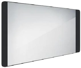 Nimco Zrcadla - Zrcadlo s LED osvětlením, 1200x650 mm, hliník/černá ZPC 42006-90