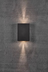 NOR 2019051003 Venkovní nástěnné svítidlo Fold 15 2x3,5W LED černá čirá - NORDLUX